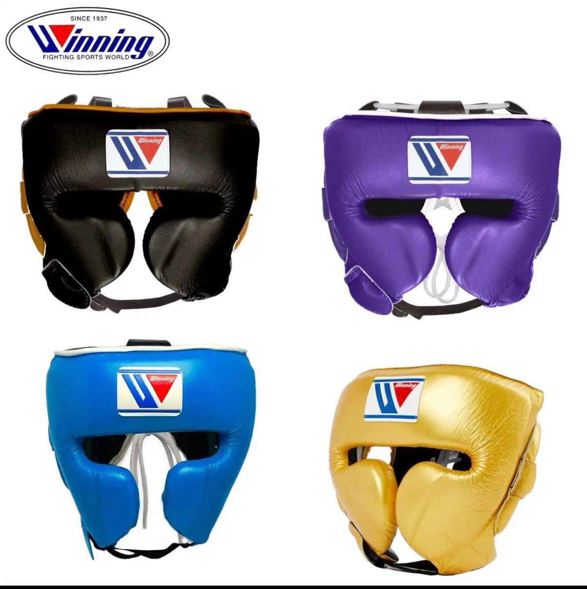Head Gear Winning FG-2900 Cheek Protector Special Colour boxing tinju ...