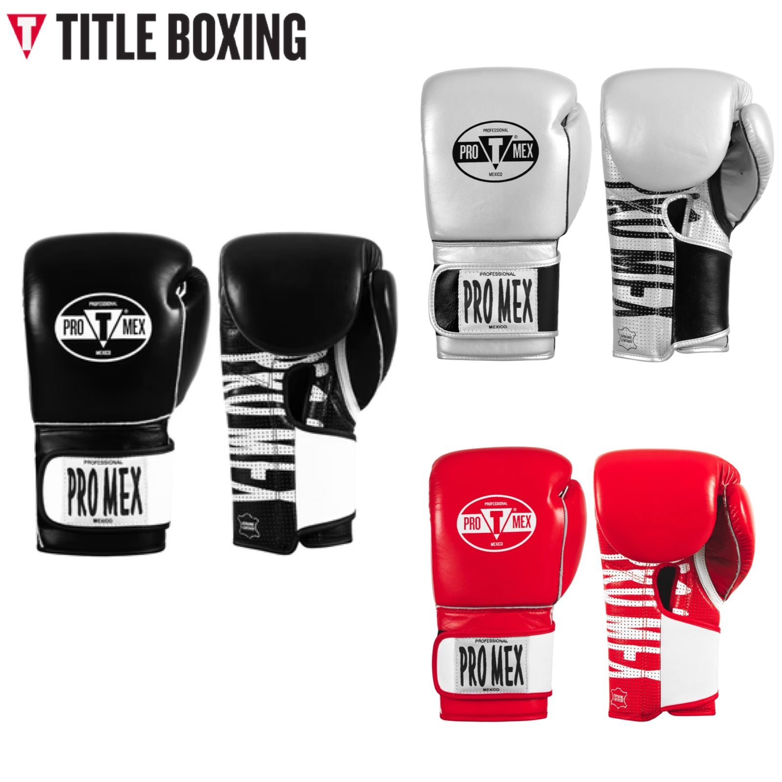 Sarung Tinju TITLE USA Pro Mex Professional Edge Velcro Boxing Gloves ...