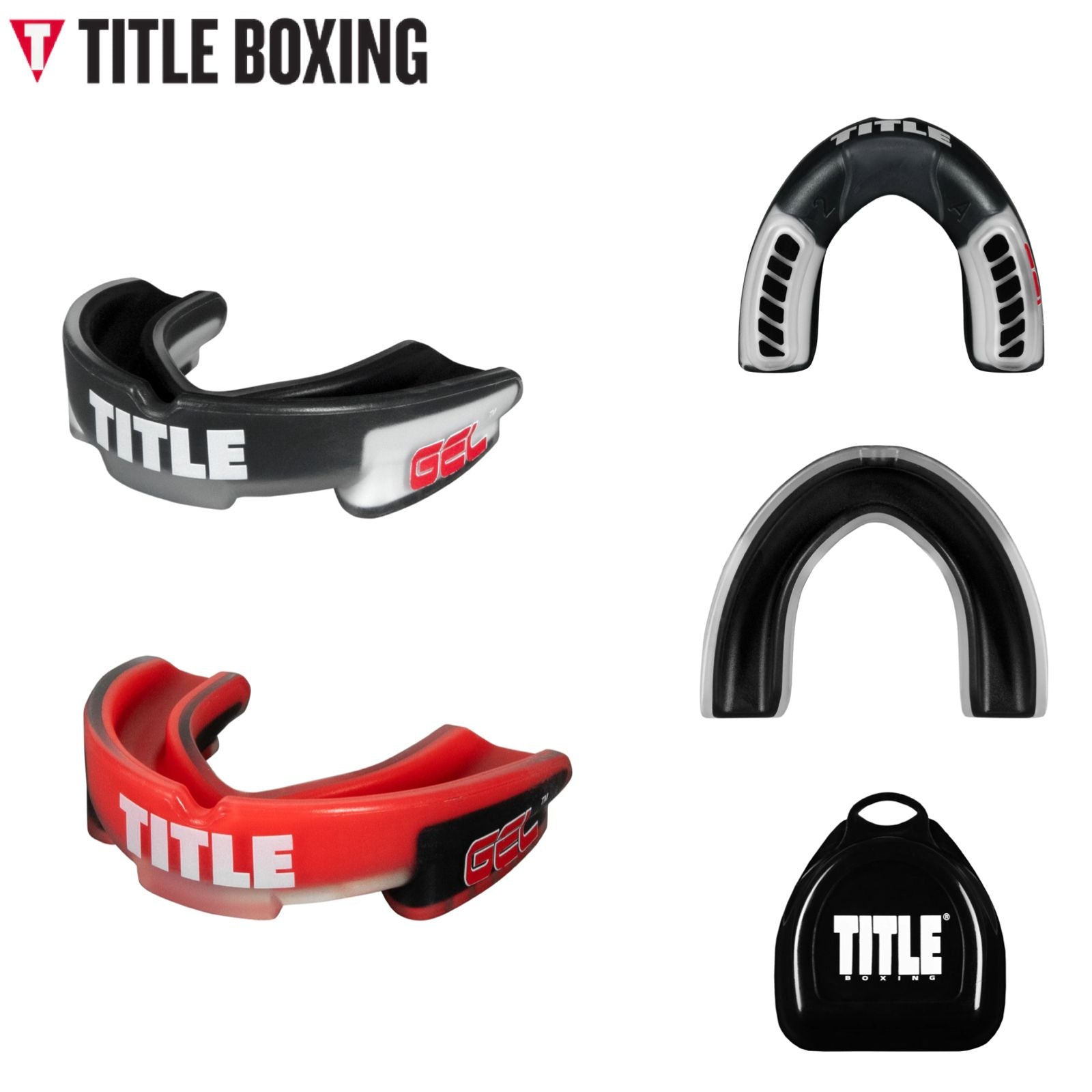 TITLE TRIPLE SHOCK GEL Gumshield / / mouth guard / Gum shield Boxing ...
